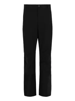 FERRAGAMO Cotton Blend Trousers - Black