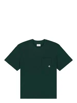 Aimé Leon Dore Monogram Pocket Tee - Green
