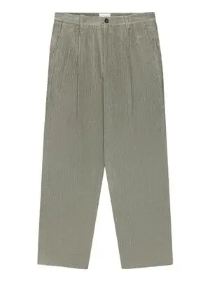 Aimé Leon Dore Single Pleated Corduroy Pant - Green