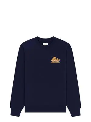 Aimé Leon Dore Unisphere Crewneck Sweatshirt - Blue