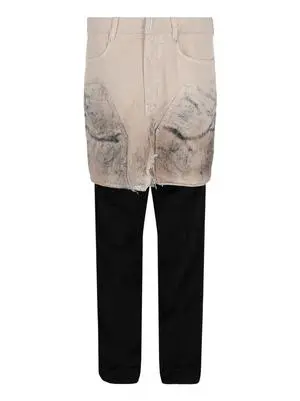 Givenchy Destroyed Carpenter Jeans - Black