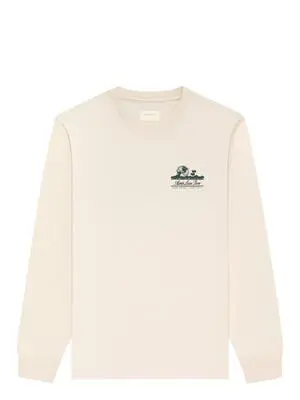 Aimé Leon Dore Long-sleeve Unisphere Tee - Cream