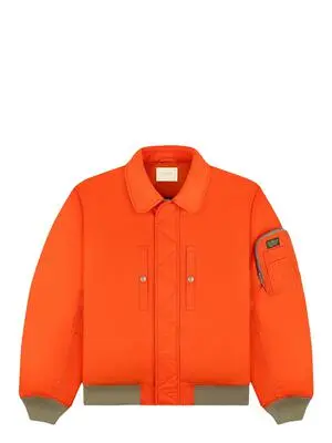 Aimé Leon Dore Satin Bomber Jacket - Orange