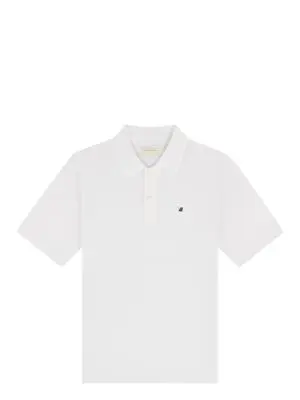Aimé Leon Dore Crest Piqué Polo - White