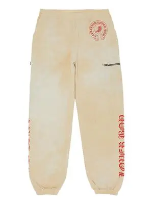 Chrome Hearts X Drake Friends & Family Cross Sweatpants - Tan