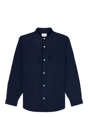 Aimé Leon Dore Collarband Safari Shirt - Blue