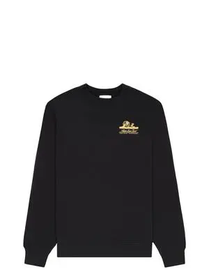 Aimé Leon Dore Unisphere Crewneck Sweatshirt - Black