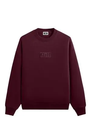 Kith Classic Logo Nelson Crewneck - Purple