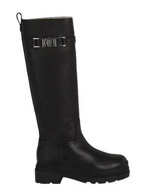 FERRAGAMO Ryder F Knee-high Boot - Black