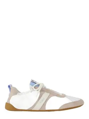 Chloé Kick Leather Sneakers - White