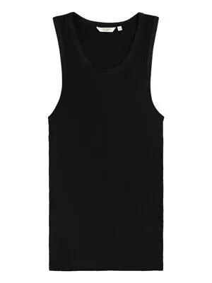 Aimé Leon Dore Eyelet Tank Top - Black