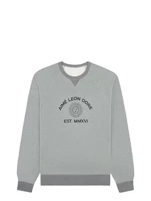 Aimé Leon Dore Souvenir Crewneck Sweatshirt - Grey