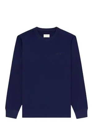 Aimé Leon Dore Long-sleeve Tonal Logo Tee - Blue