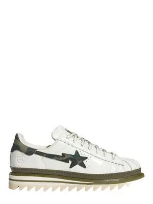 Adidas Clot X Bape X Superstar Sneakers - White