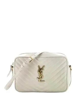 Saint Laurent Lou Camera Bag Matelasse Chevron Leather - Black