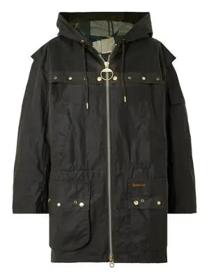 Barbour Aberford Hooded Waxed-cotton Jacket - Green