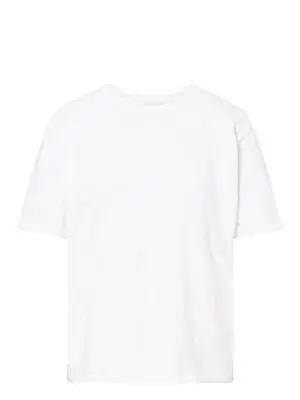 Khaite Mae Short-sleeved Cotton T-shirt - White