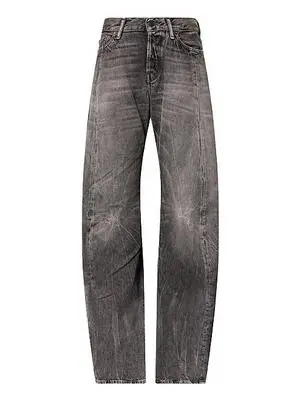 Acne Studios Gothik Barrel-leg Denim-blend Jeans - Washed Black