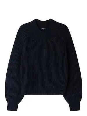 Soeur Flamand Merino-wool Jumper - Navy