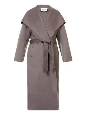 DISSH Marle Belted Wool-Blend Coat