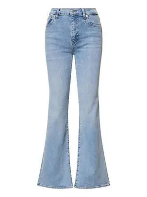 FRAME The Icon Flared-leg Denim Jeans - Ripple