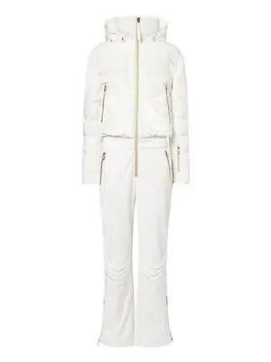 MY SUNDAY SKI Chevron Ski Suit - White Velvet