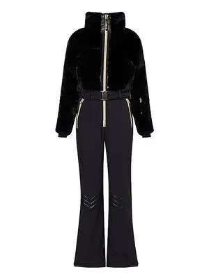 MY SUNDAY SKI Faux Fur Altitude Ski Suit - Panthere