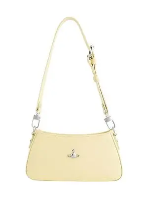VIVIENNE WESTWOOD Faux-leather Shoulder Phone Bag - Pastel Yellow