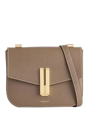 DEMELLIER The Vancouver Leather Cross-body Bag - Dk Taupe