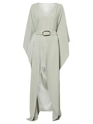TALLER MARMO Cassandra Belted Woven Maxi Dress - Ice