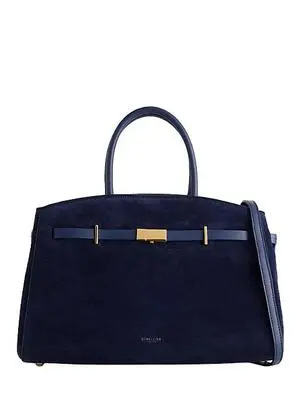 DEMELLIER The Midi Hudson Top-handle Bag - Mn.blue/mn.blue