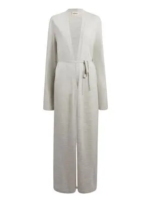 Khaite Alek Merino Wool Cardigan - Cloud