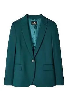 Paul Smith Slim-fit Wool-blend Blazer - Green