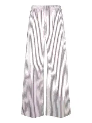 BY MALENE BIRGER Cabello Striped Trousers - White