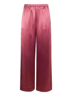 BY MALENE BIRGER Elasticated Wide Leg Trousers - Red