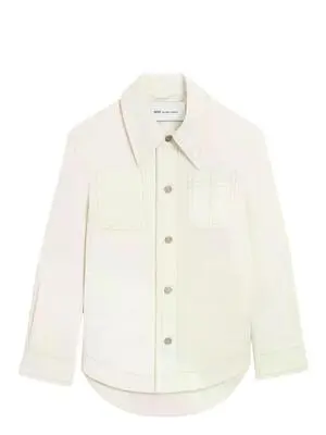 Ami Button-up Shirt Jacket - Neutrals