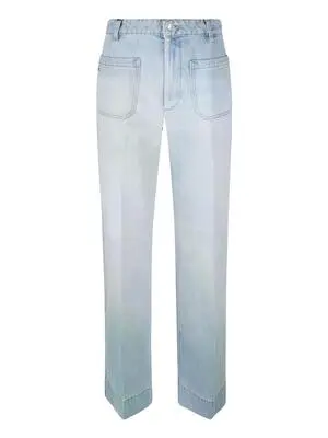 Victoria Beckham Straight-leg Jeans - Blue