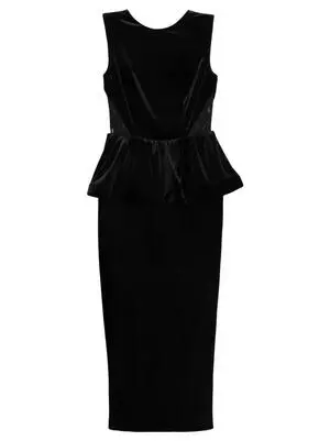 SILK LOVE & LACE Dominique Maxi Dress - Black