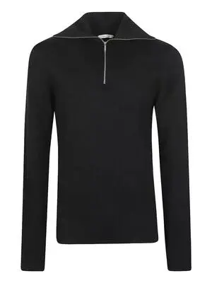 ENTIRE STUDIOS Zip Sweater - Black