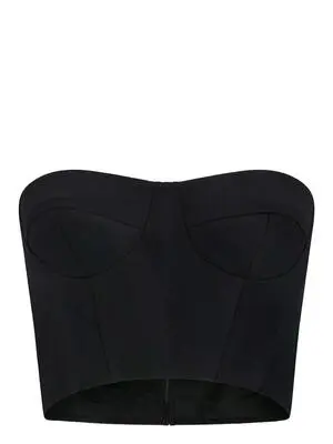 DAVID KOMA Panelled Bustier Top