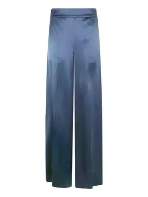 JOSEPH Dijon Palazzo Pants - Blue