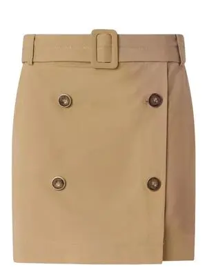 PINKO Belted Mini Skirt