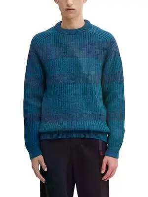 Barbour Striped Crew-neck Sweater - Blue