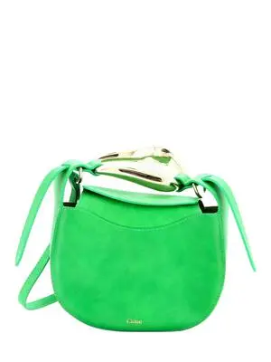 Chloé Kiss Purse Small Crossbody Bag - Green