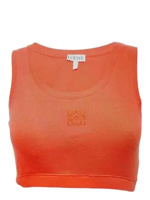 Loewe Anagram Sleeveless Top - Orange