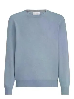 Brunello Cucinelli Crew-neck Sweater - Blue