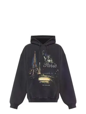 Vetements Graphic-print Hoodie - Black