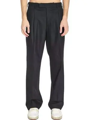 PT TORINO Belt Loops Welt Trousers - Black