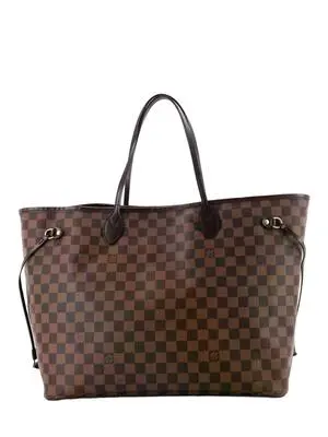 LOUIS VUITTON Neverfull Gm Tote Bag Damier - Brown