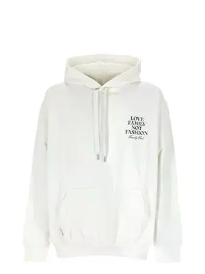 FAMILY FIRST Logo Hoodie - White